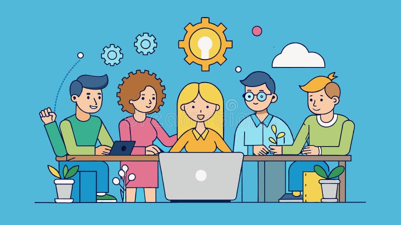 Enhance Your Projects with Teamwork Collaboration Vector Art Stock Vector - Illustration of ...