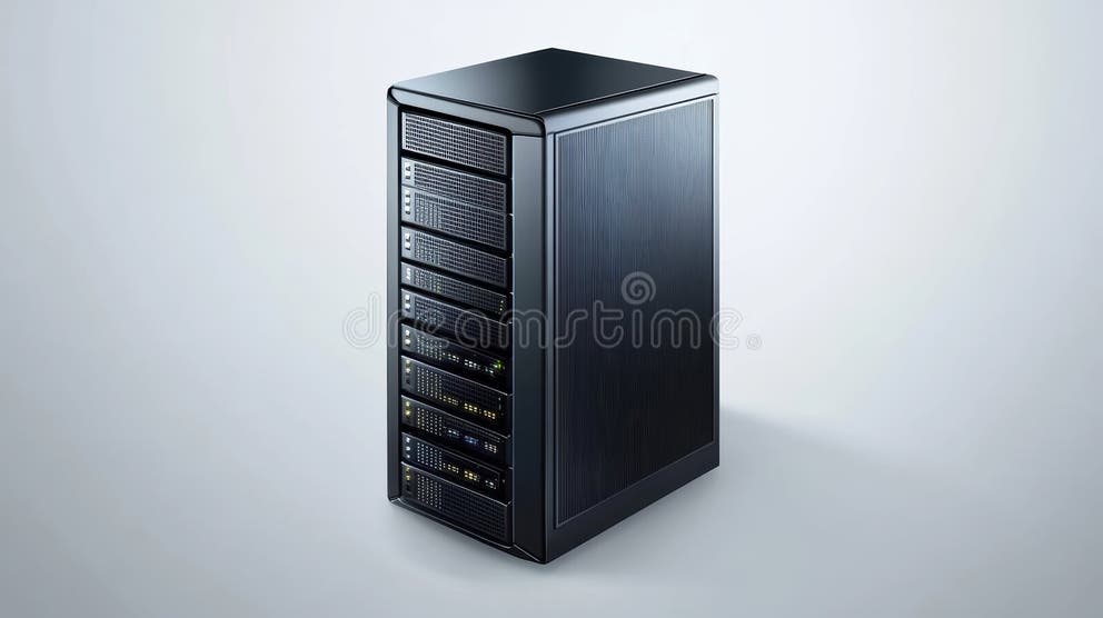 Enhance Your Workspace, Black Computer Tower with Three Functional ...