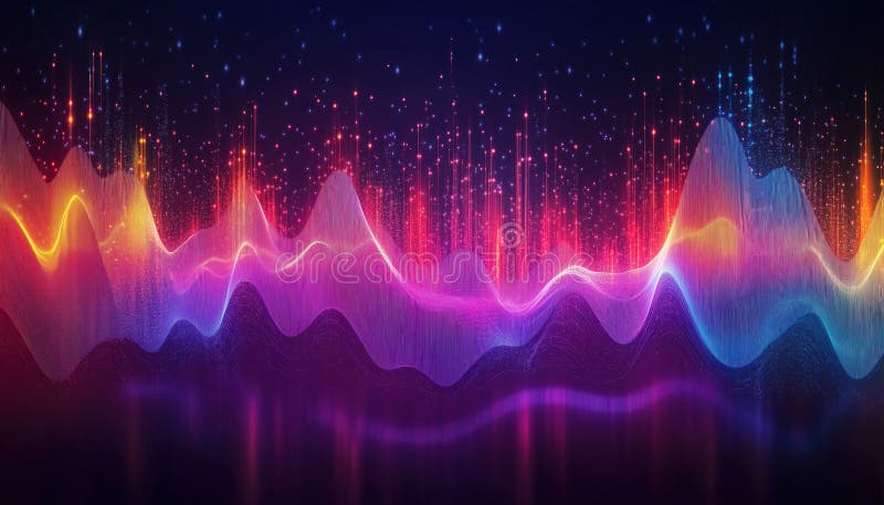 Enhanced Audio Experience with Sound Wave Stock Image - Image of ...