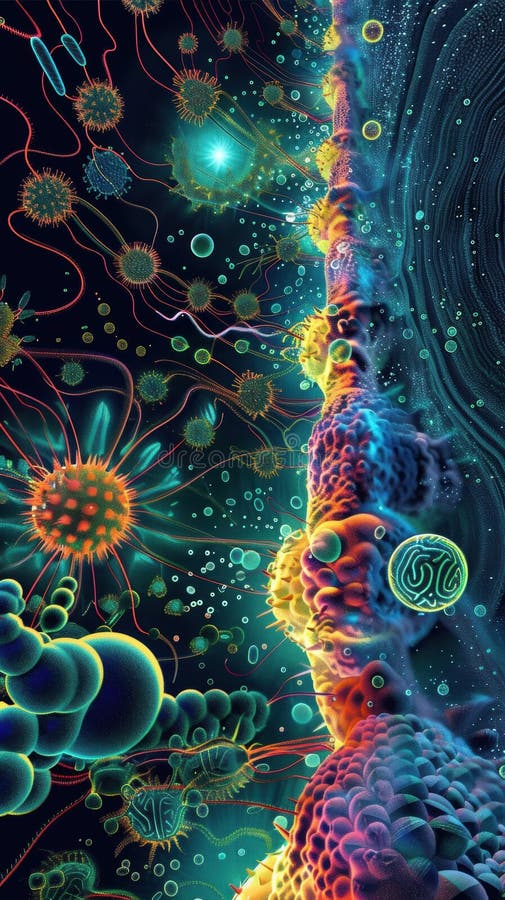 Enhanced Cellular Functionality. Active Transport Mechanism Concept ...