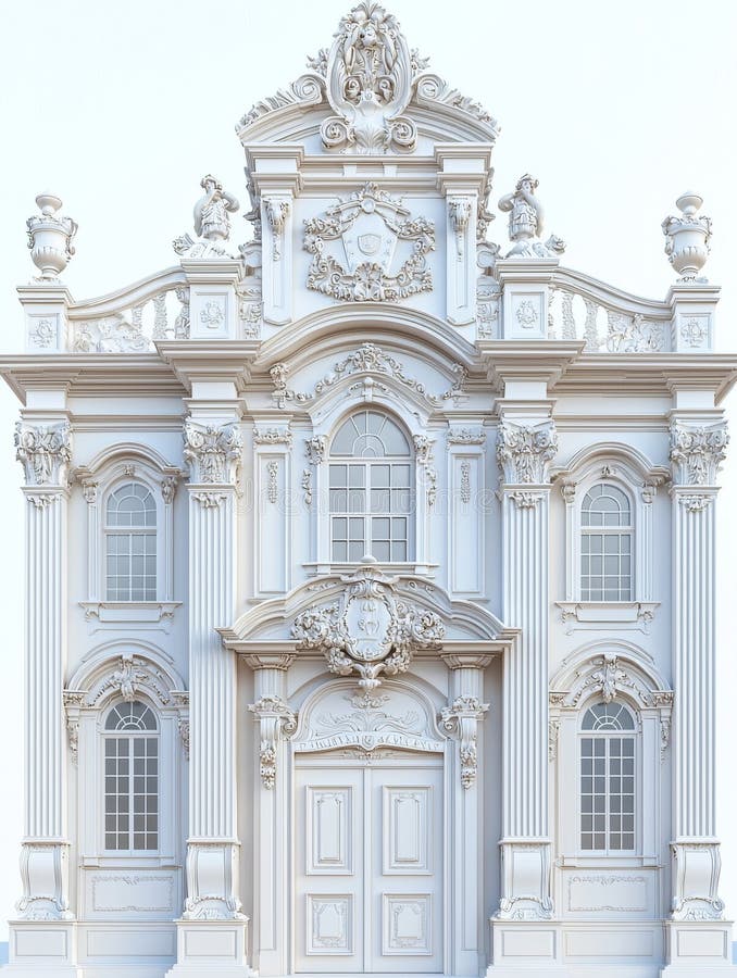 For Enhanced Clarity, a Detailed Architectural Model Highlights Complex ...