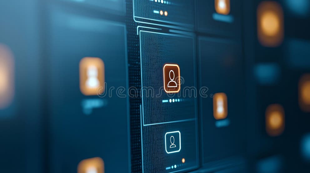 Enhanced Computer Security, Locked Screen Symbolizing Data Protection and Access Control Stock ...