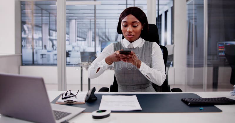 Enhanced Document Scanning and OCR App Stock Image - Image of hand ...