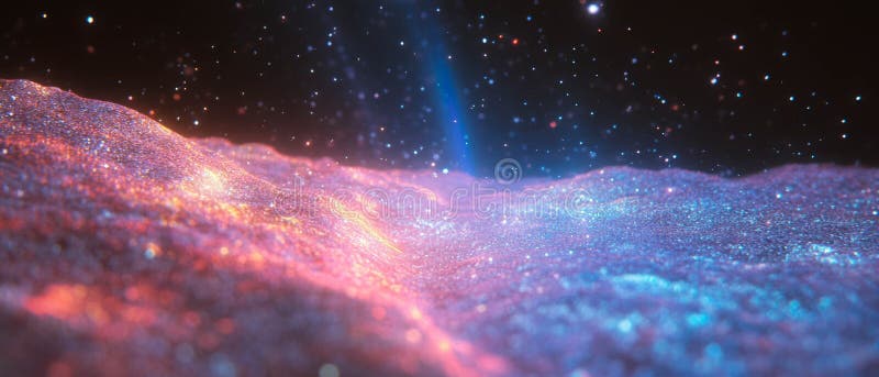 Enhanced Dust Texture with Vibrant Colors and Detailed Light Effects on ...