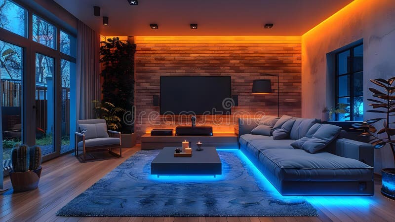 Enhanced Home Entertainment System with D Projection and Featured ...
