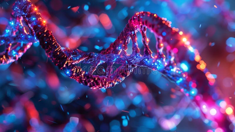 Enhanced Image of DNA Strands Unwinding and Separating during DNA ...