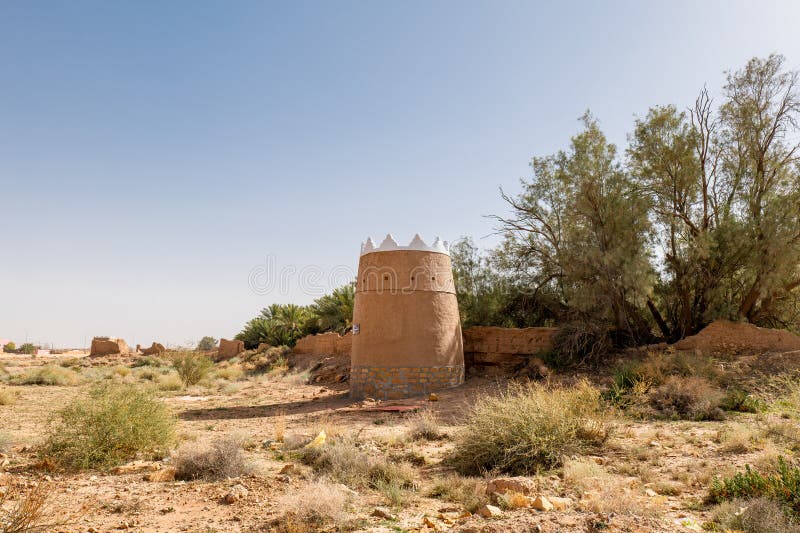Old Ruins Near the Saudi Arabian Town of Ushaiger. Editorial Image ...