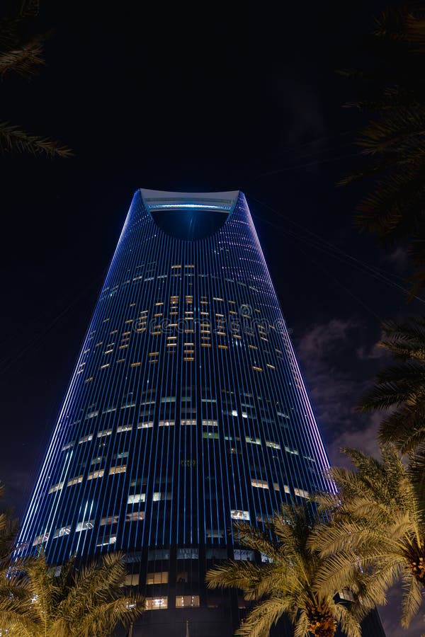 A Beautiful Night Photo Riyadh, Saudi Arabia S Kingdom Tower Editorial ...
