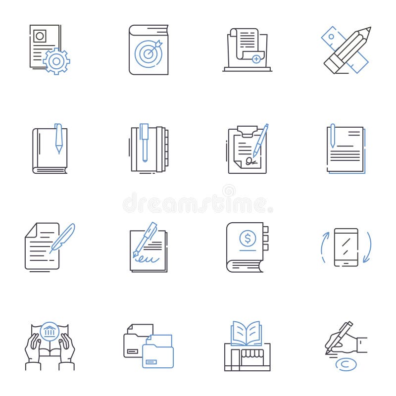 Enhanced Schooling Line Icons Collection. Personalized, Advanced ...
