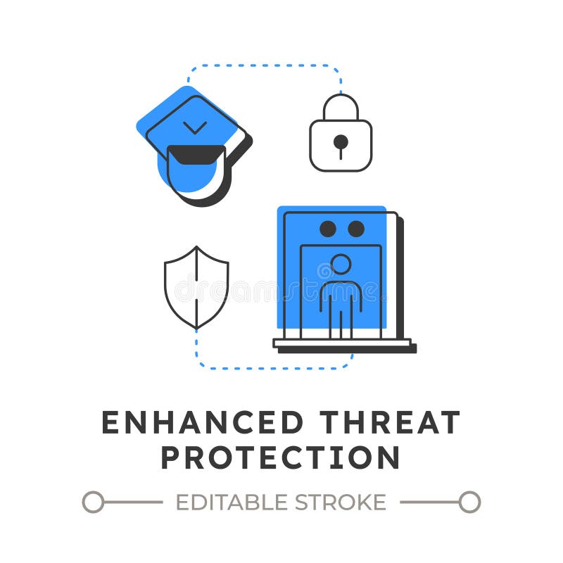 Protection Flat Outline Concept Icon Stock Illustrations – 55,974 ...