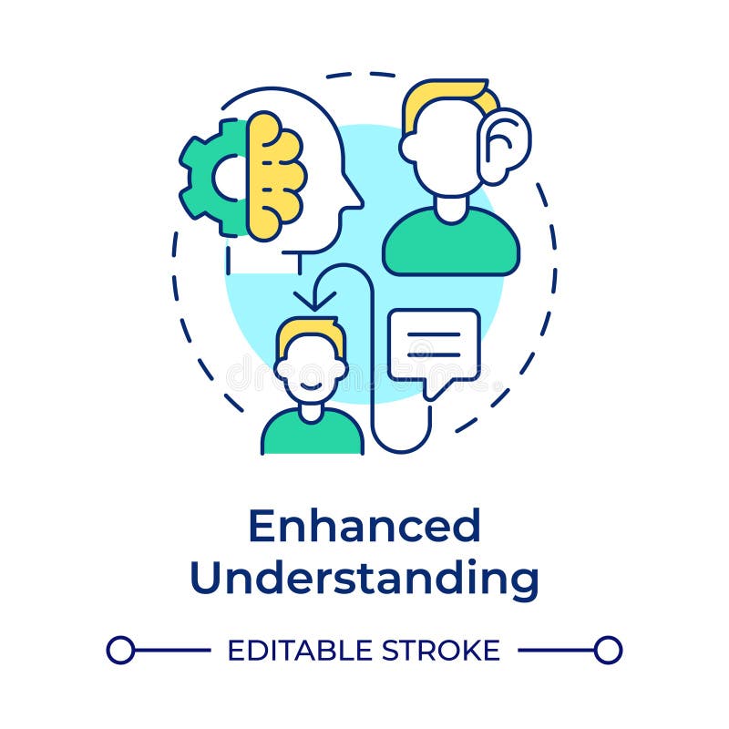 understanding icon vector