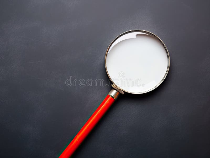 Enhanced Vision: Magnifying Glass Expanding Perception on a Modern Gray ...
