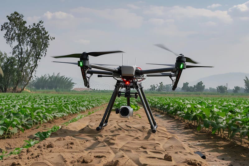 Enhancing Agricultural Farm Monitoring with Surveillance Drones Stock ... Enhancing Agricultural Farm Monitoring with Surveillance Drones Stock ...