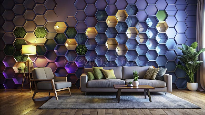 Enhancing Cozy Living Spaces with Modern Hexagonal Wall Designs a ...
