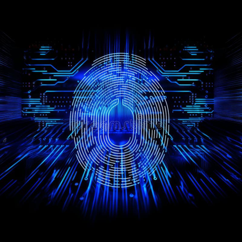 Enhancing Digital Safety with a Fingerprint Touch, Generative AI Stock ... Enhancing Digital Safety with a Fingerprint Touch, Generative AI Stock ...