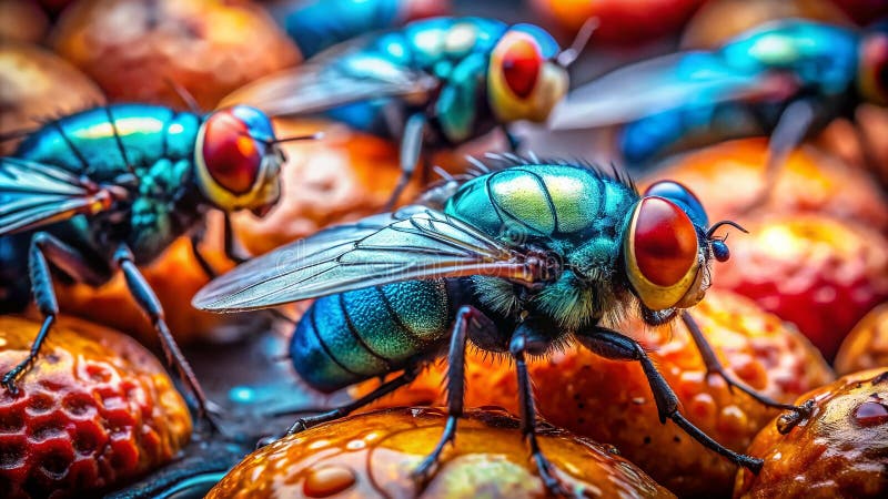 Enhancing Food Photography with Creative Blue Bottle Fly Decor a Guide ...