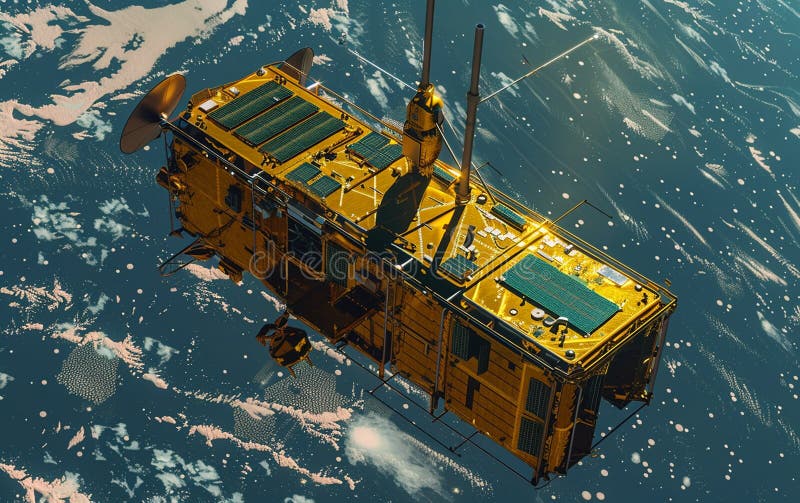 Enhancing Global Earth Monitoring -Generative Ai Stock Photo - Image of ...