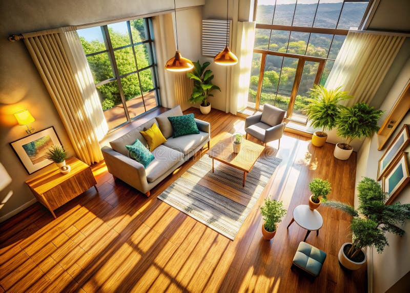 Enhancing Interior Design with Natural Light a Realistic Window Light Mockup for Interior Spaces ...