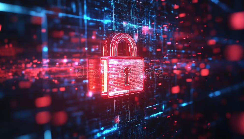 Enhancing Network Security with Cybersecurity Technology Stock Photo ...