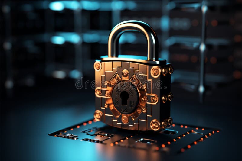 Enhancing Online Security with a High Tech Padlock for Safeguarding ...