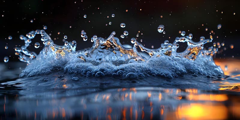 Enhancing Visuals with Energy and Movement: Vibrant Water Splash Cutout ...