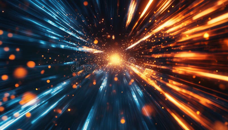 Enhancing Visuals with Radial Speed Graphic Effects Stock Photo - Image ...