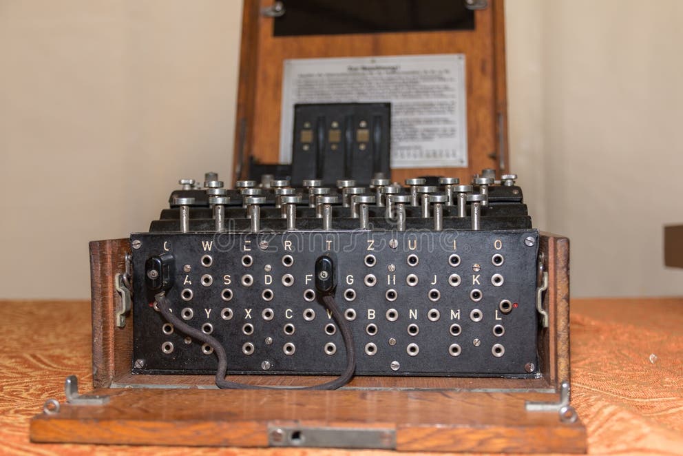 The Enigma Cipher Machine from World War II Editorial Photo - Image of ...