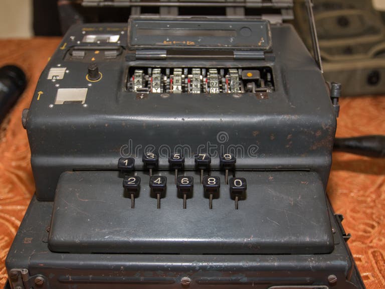 The Enigma Cipher Machine from World War II Editorial Stock Image ...