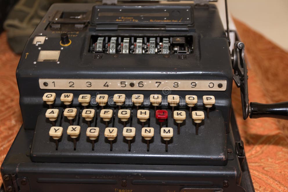The Enigma Cipher Machine from World War II Editorial Photography ...