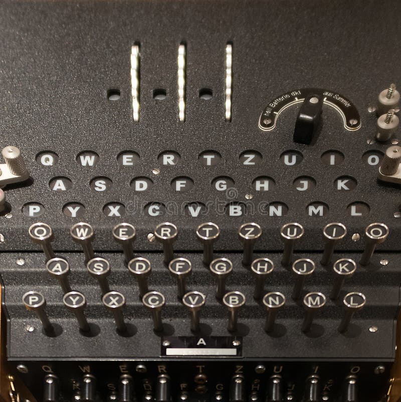 Enigma Machine Close Up editorial photo. Image of nazi - 118724776