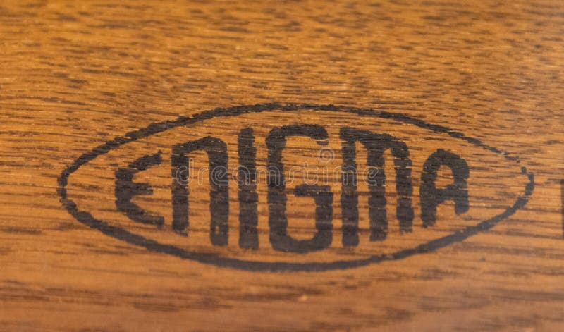 Enigma Machine logo editorial stock photo. Image of wwii - 118724673