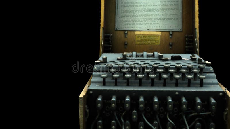 Enigma Machine - Rotation Zoom-out Dx Stock Footage - Video of ...