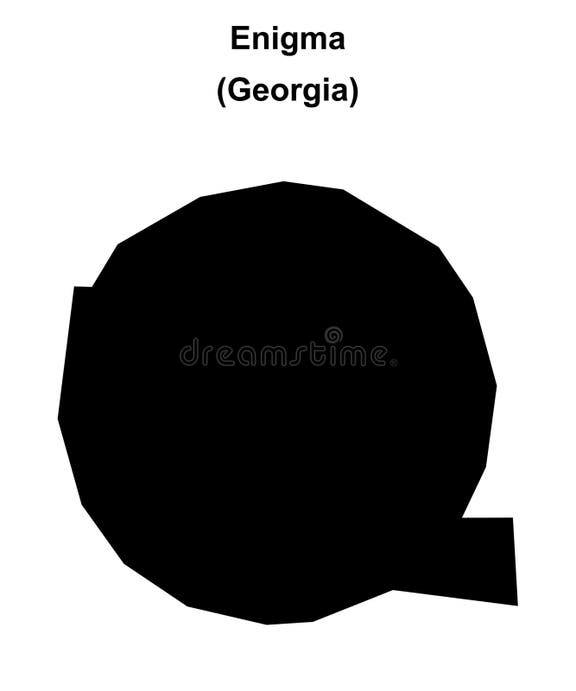 Enigma outline map stock photo. Image of tourism, border - 387021708