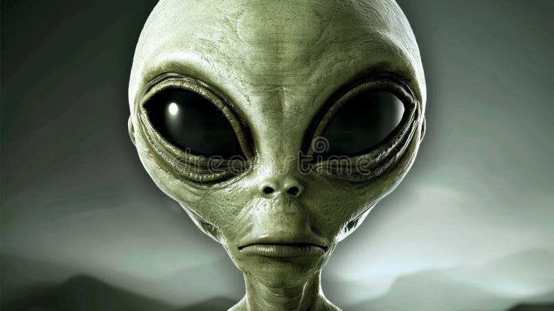 Enigmatic Alien Creature with Mesmerizing Galaxy Colored Eyes ...