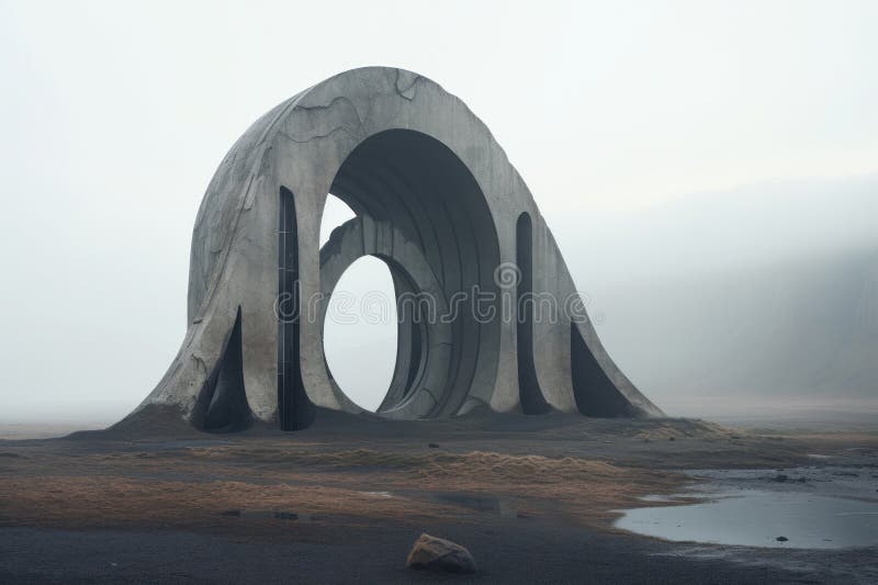 Enigmatic Architecture. Structures Shrouded in Mystery Stock ...