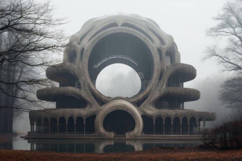 Enigmatic Architecture. Structures Shrouded in Mystery Stock ...