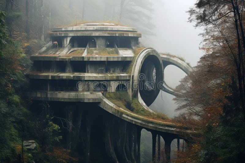 Enigmatic Architecture. Structures Shrouded in Mystery Stock ...