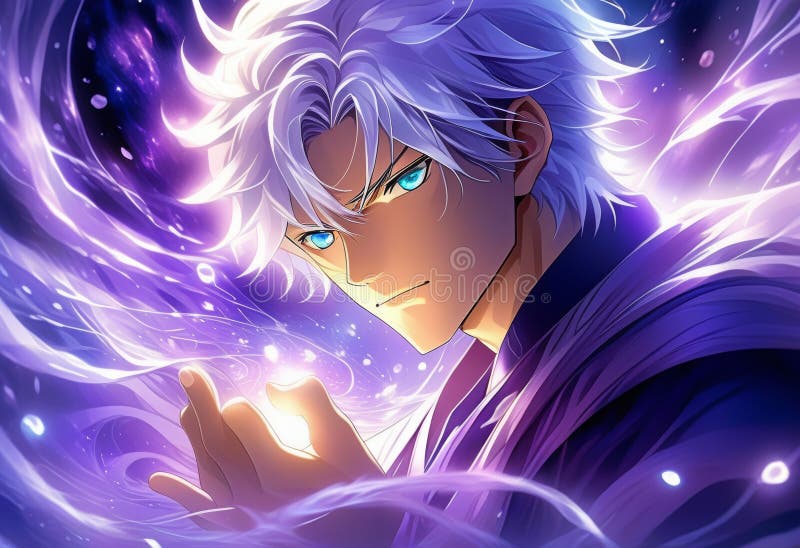 The Enigmatic Charm of an Anime Visionary Stock Illustration ...