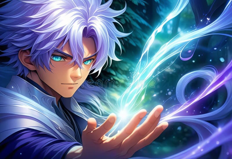 The Enigmatic Charm of an Anime Visionary Stock Illustration ...