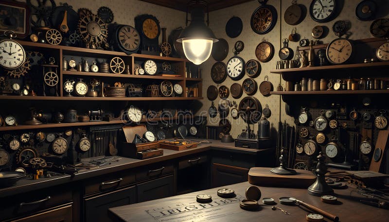 The Enigmatic Clockmaker S Workshop: a Realm of Time and Precision ...
