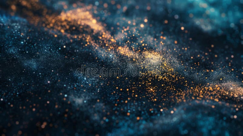 Enigmatic Cosmic Dust Particle Abstract Background Stock Photo - Image ...