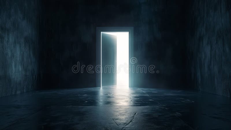 Enigmatic Dimly Lit Room Exploring Atmospheric Interior Design Stock ...