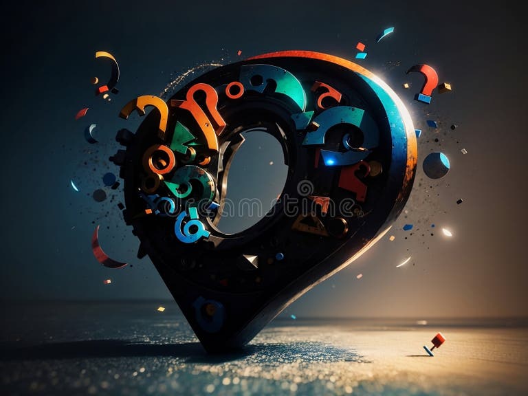 Enigmatic Elegance: Unique Questionmark Picture Available Now Stock ...