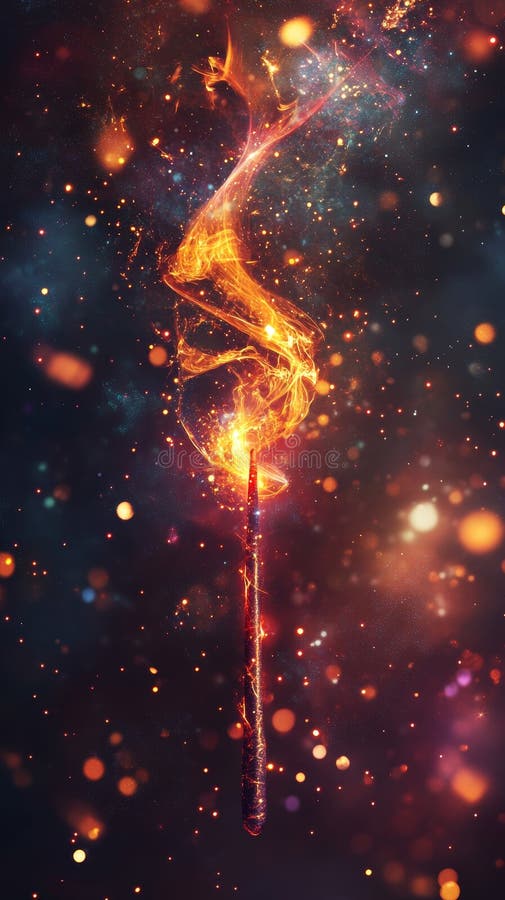 Enigmatic Fire Dance: a Luminous Journey through Spark and Cosmic ...