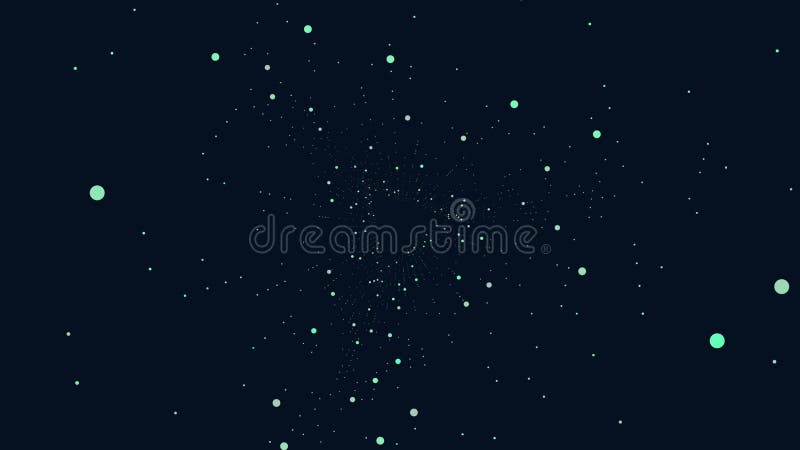 Enigmatic Floating Dots on Dark Background Stock Video - Video of ...