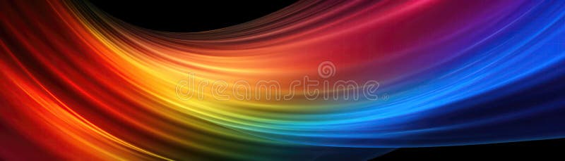 Enigmatic Glow a Mystical Rainbow Emanating a Soft Glow Colors Blending ...