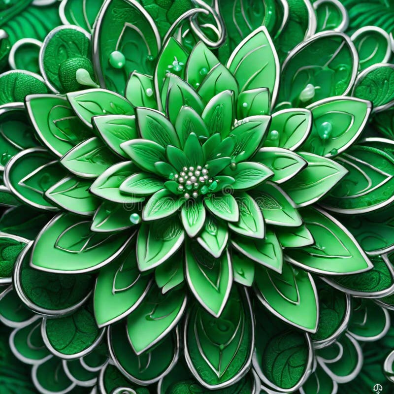 Enigmatic Green Abstract a Vivid Tapestry of Texture Stock Illustration ...