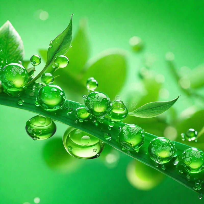 Enigmatic Green Abstract a Vivid Tapestry of Texture Stock Illustration ...