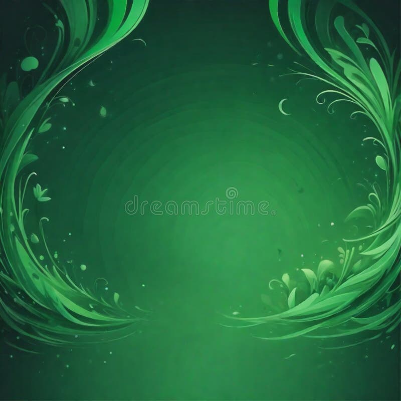 Enigmatic Green Abstract a Vivid Tapestry of Texture Stock Illustration ...