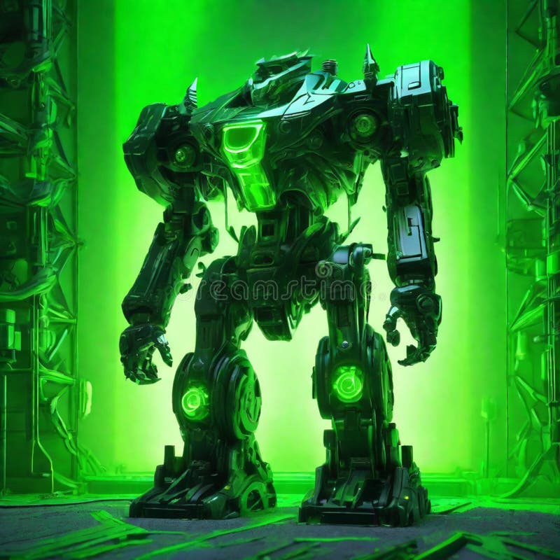 Enigmatic Green Abstract a Vivid Tapestry of Texture Stock Illustration ...